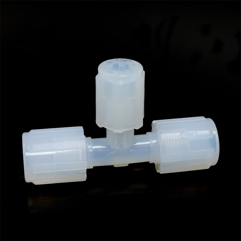 RAYSAN PFA异径三通 UTRA - 半导体行业专用PFA扩口接头