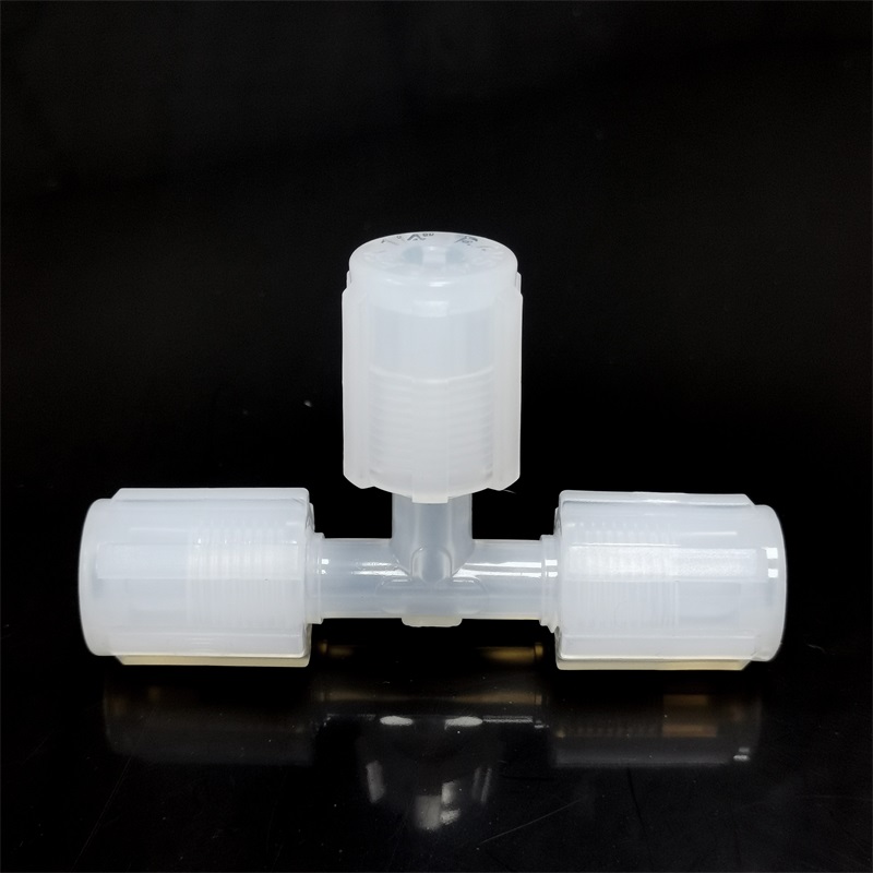 RAYSAN PFA三通接头 UTA - 半导体行业专用PFA扩口接头